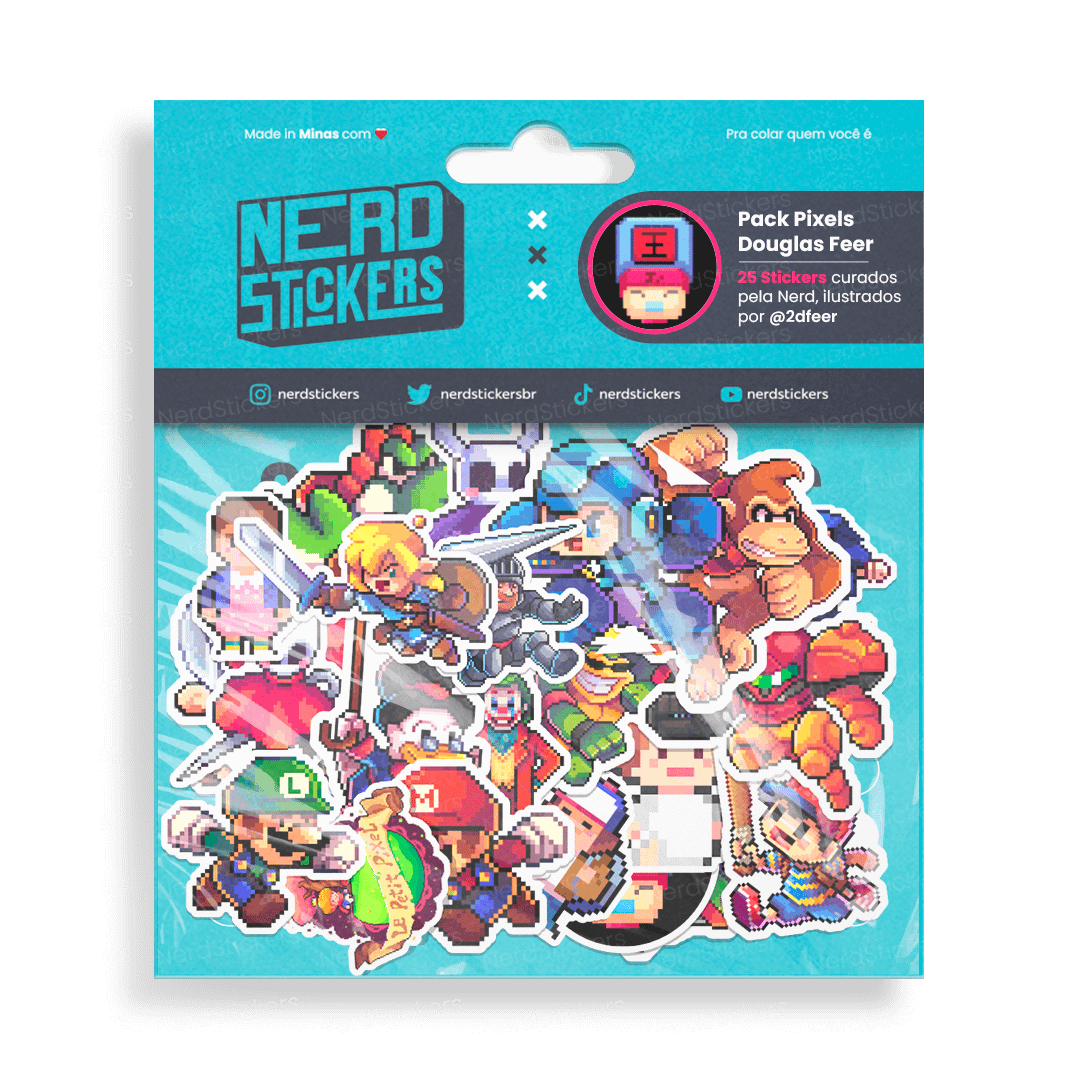 Pack Pixels (25 Stickers)