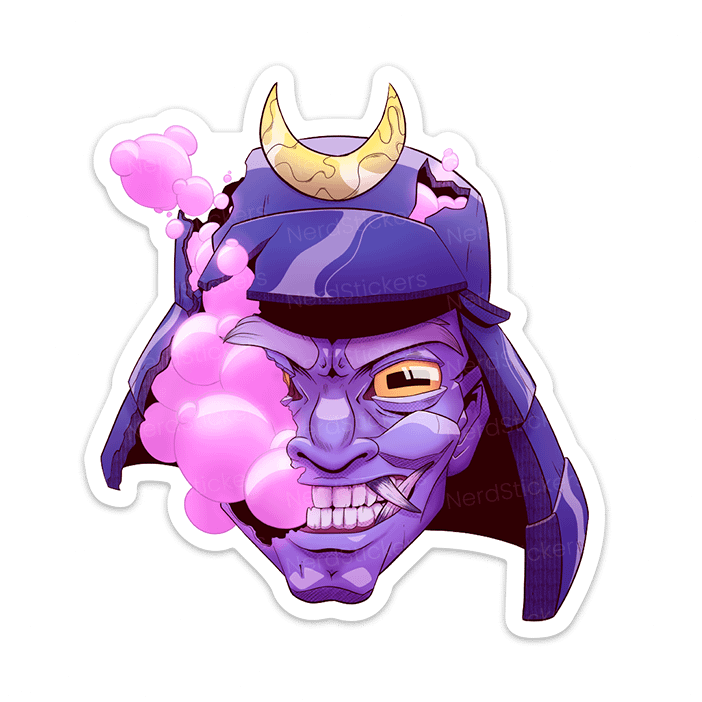 Samurai Fragmentado | Nerd Stickers