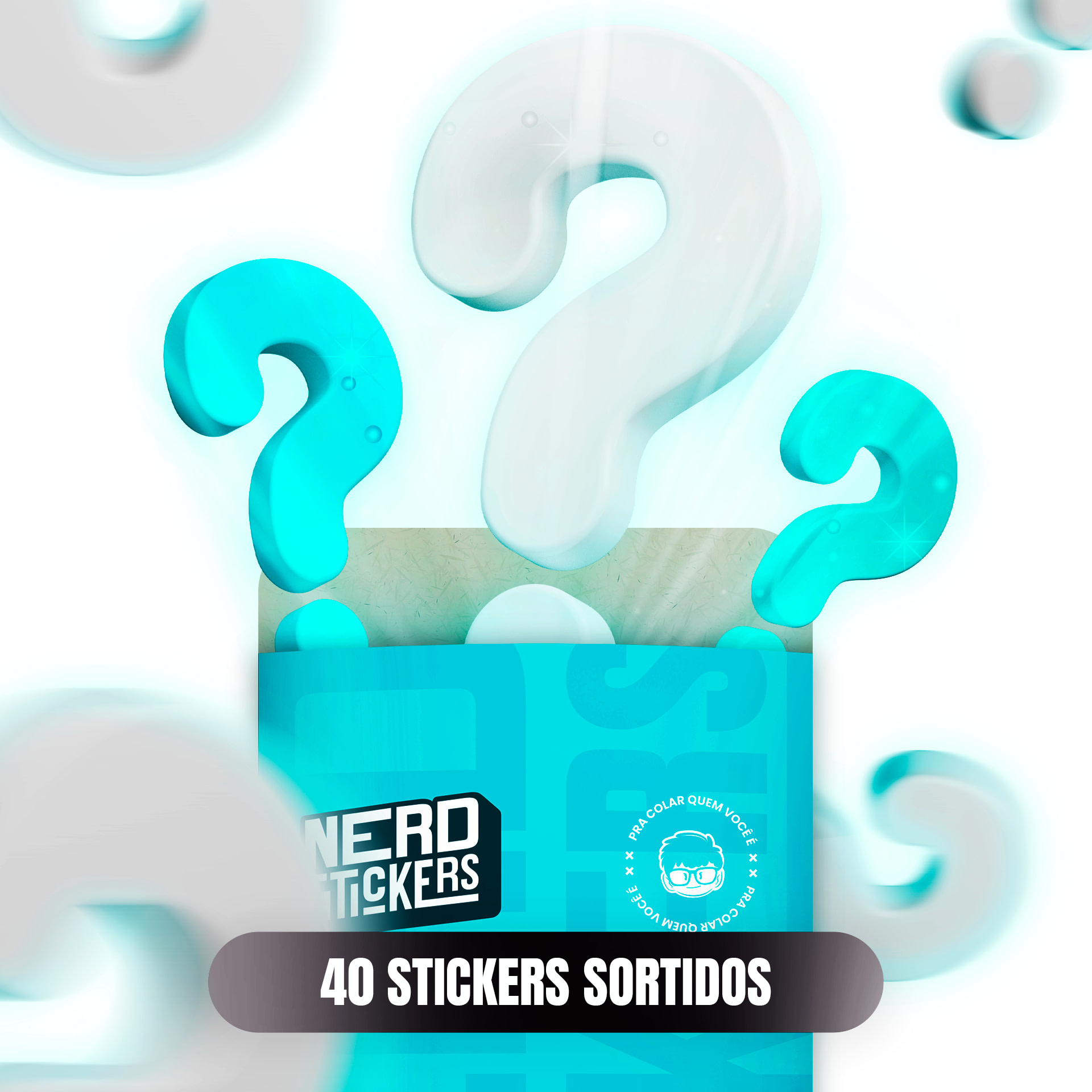40 Stickers Sortidos | Combo Misterioso | Nerd Stickers