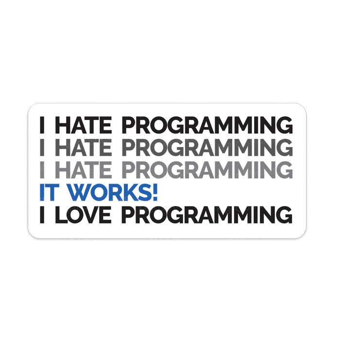 I hate programming