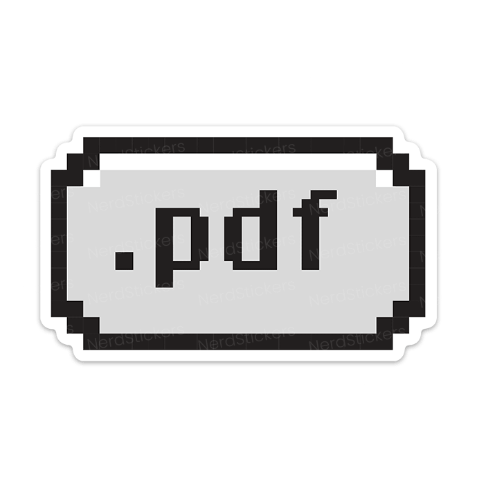 pdf | Nerd Stickers